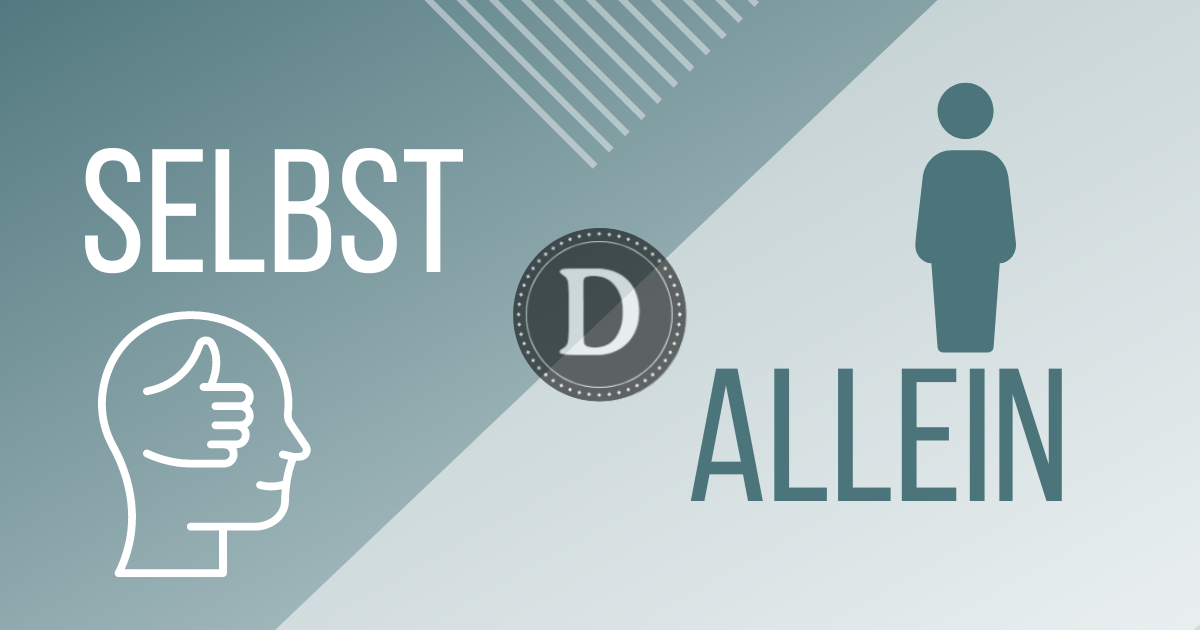 Selbst oder allein? Каква е разликата? – Deutsch Academy